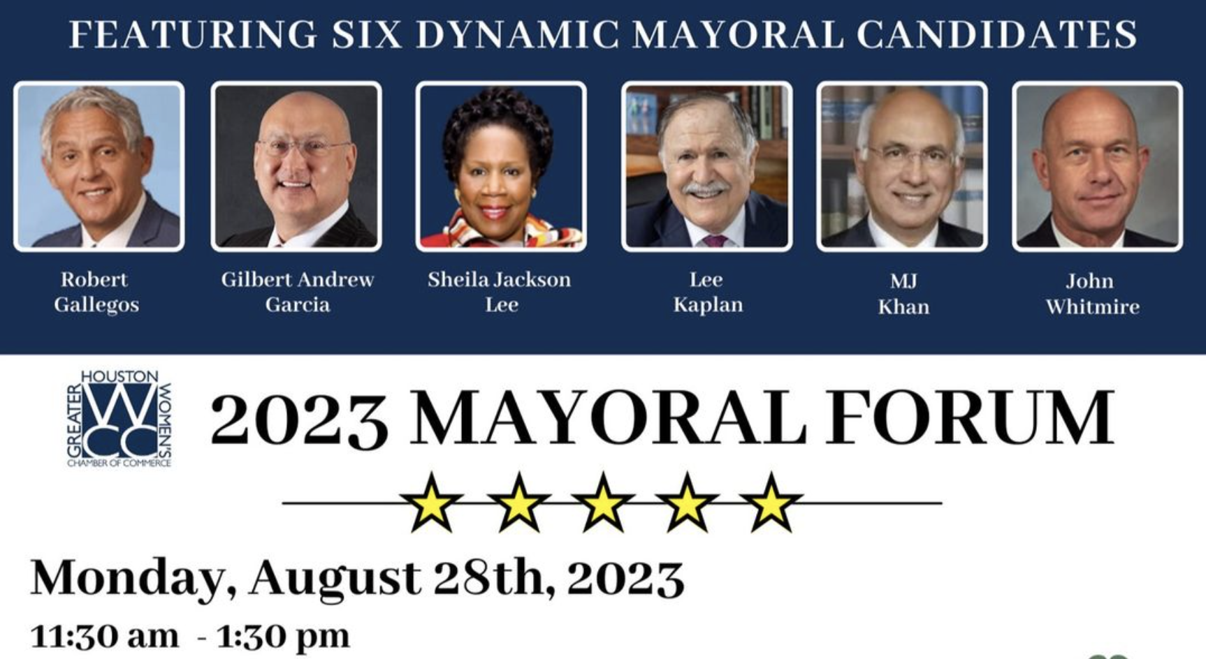 Houston's Fitness Czar Meets with Mayoral Hopefuls Senator Whitmire and ...